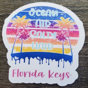Key West & Florida Keys Stickers 6 Pack Laptop Notebook Tumbler Decal ...