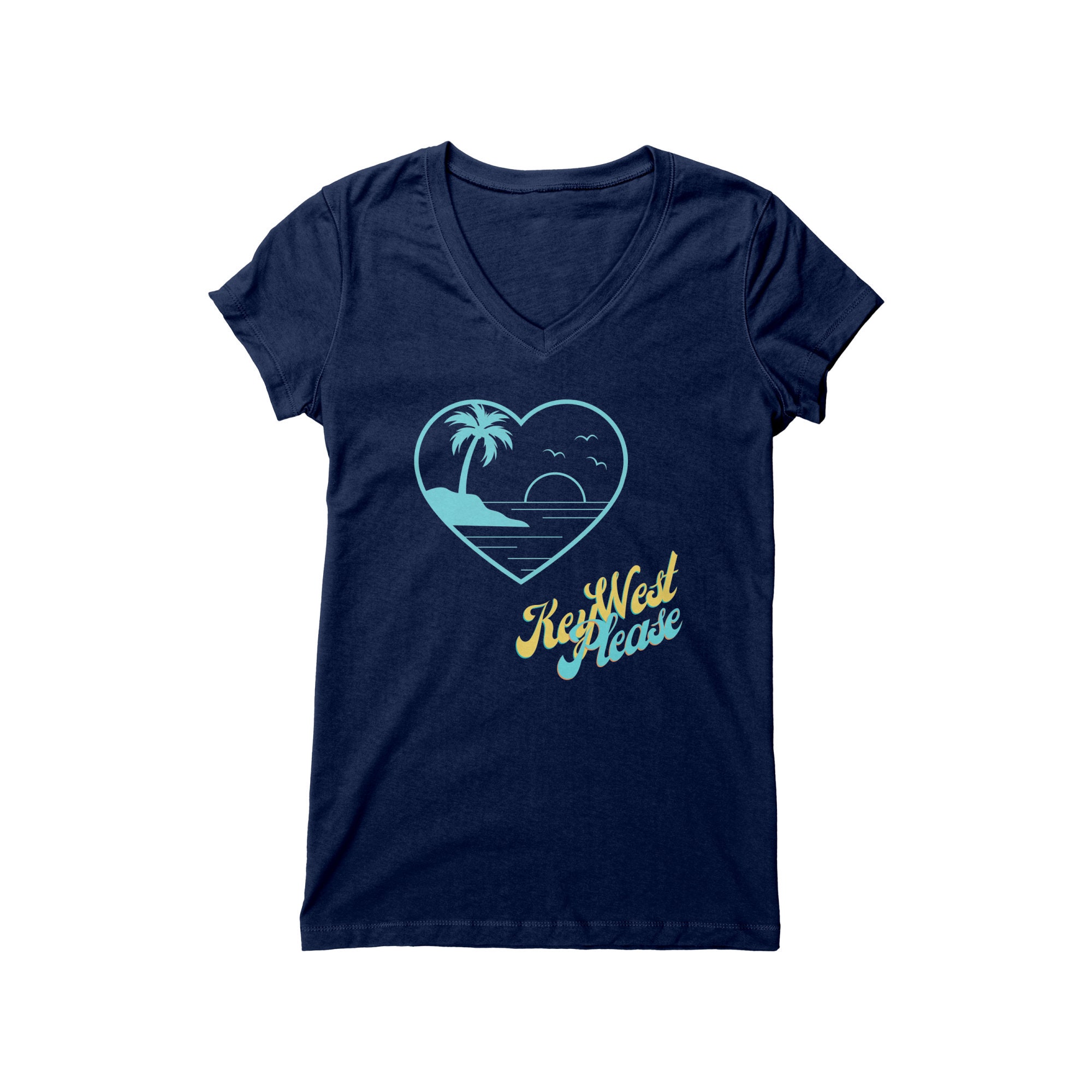 Key West Please Woman's T-shirt Key West Gifts Florida Keys Tee Heart ...