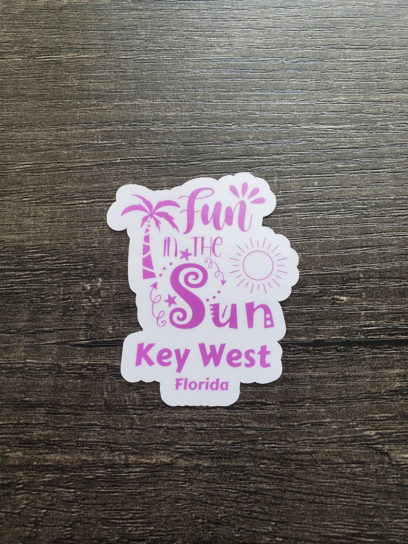 Florida Keys & Key West Stickers 6 Pack Laptop Notebook Tumbler Decal ...