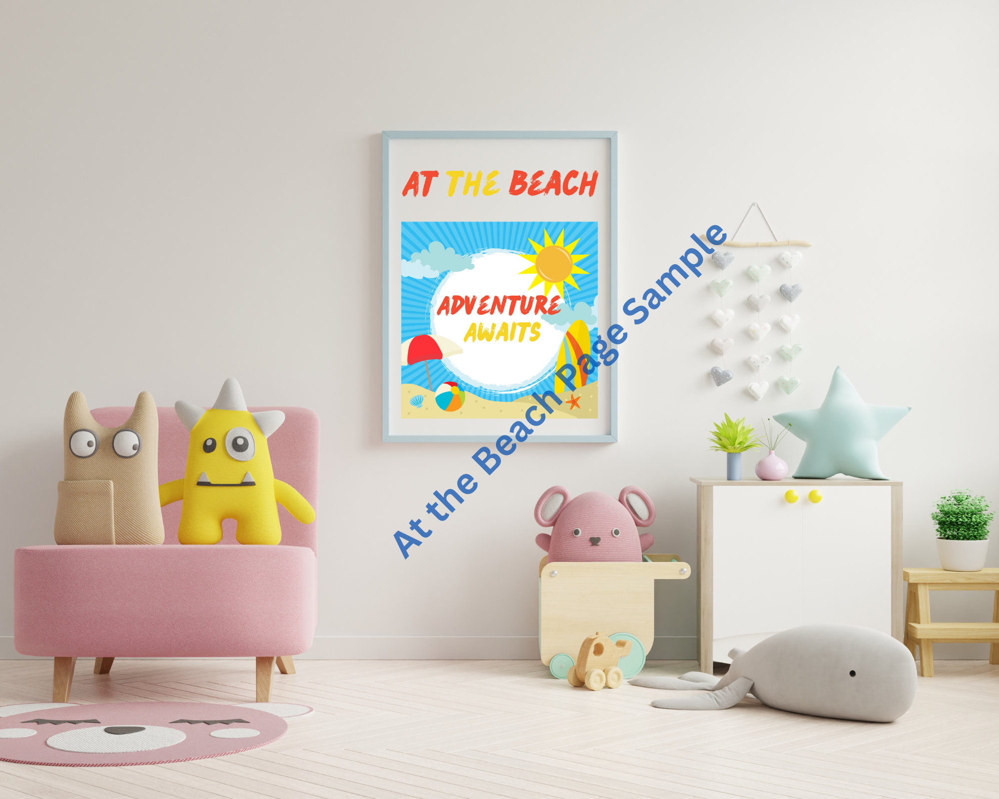 Family Beach Countdown 15 Day Printable Calendar | Instant Download PDF ...