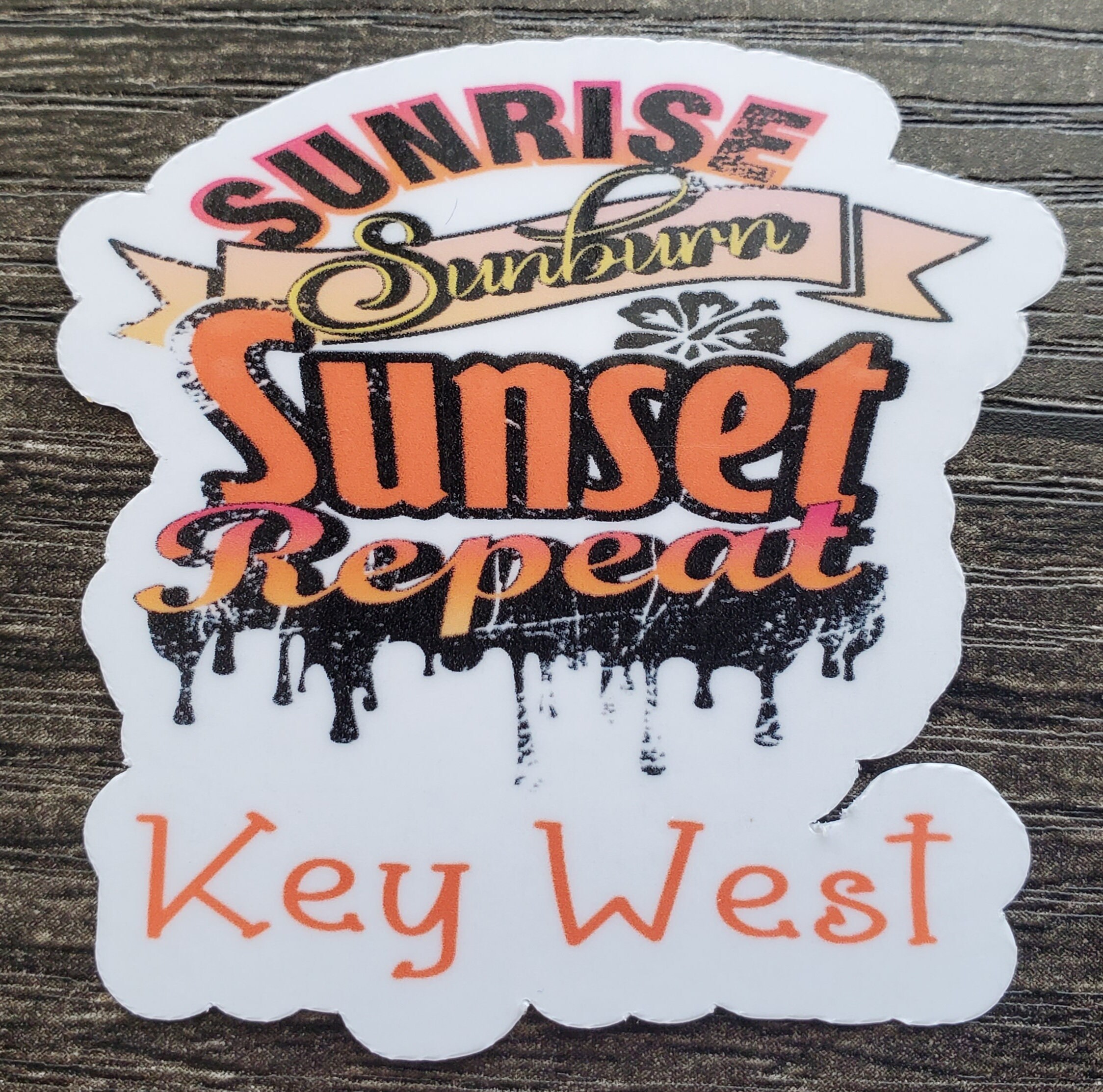 Key West & Florida Keys Stickers 6 Pack Laptop Notebook Tumbler Decal ...