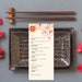 Bilingual Chinese Wedding Menu Template: Editable Canva Design (digital ...