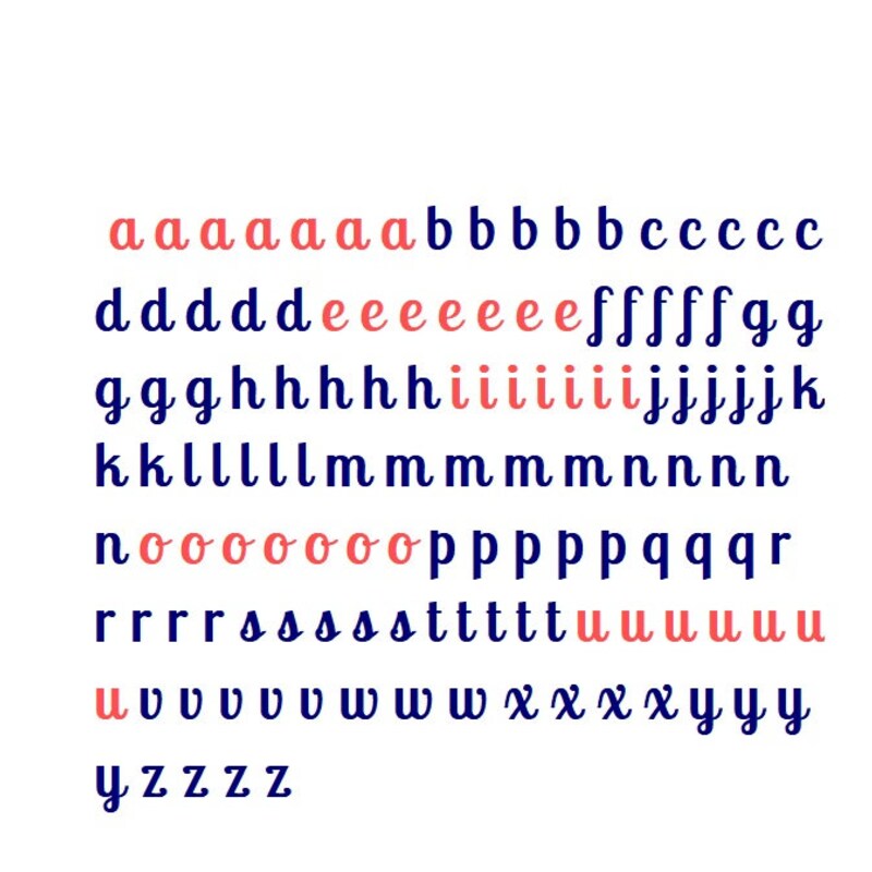 Lowercase Alphabet - Etsy