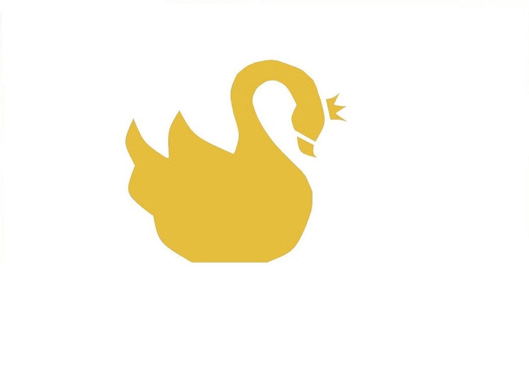 Crowned Swan, Bird, Swan, Iron-on Flex Crown - Etsy