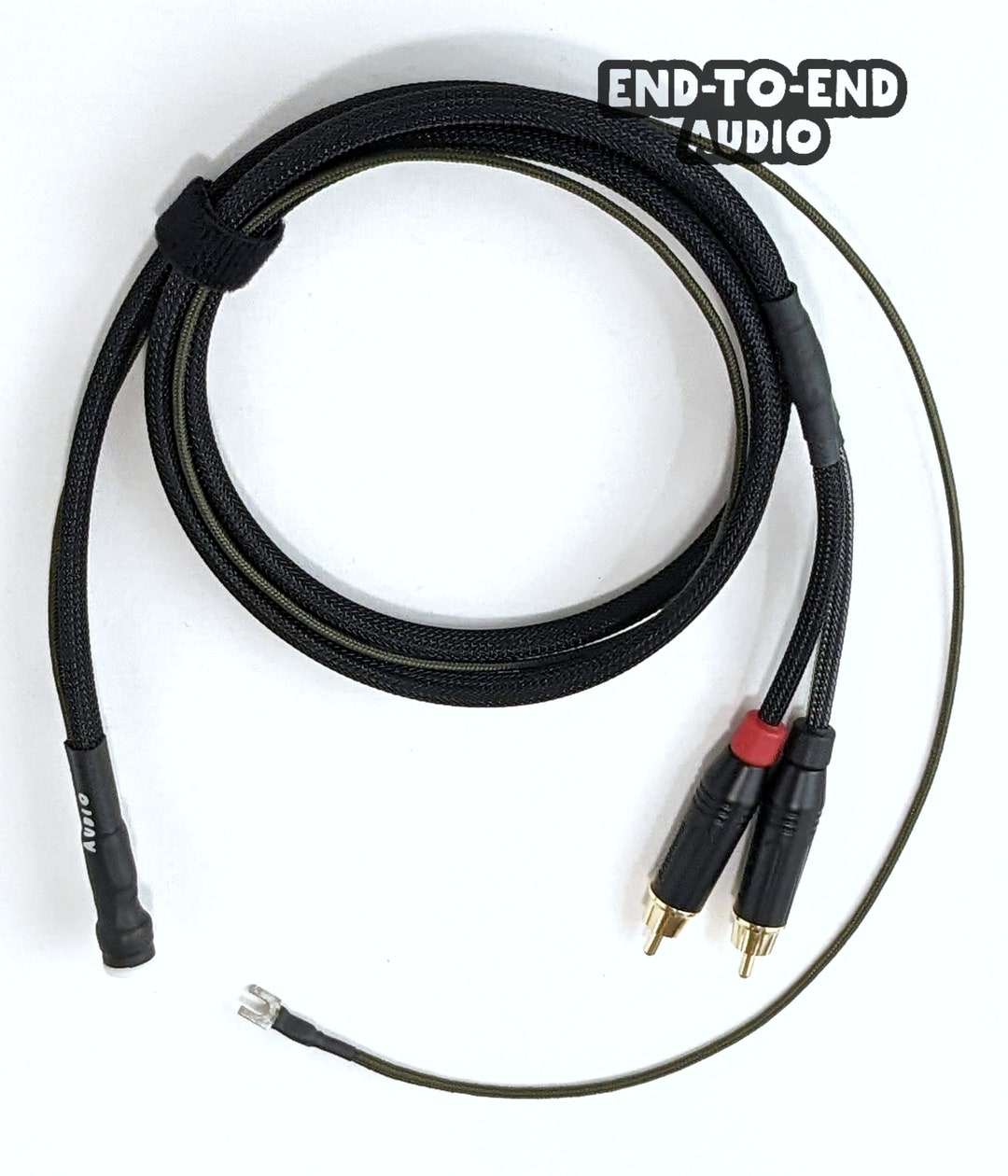 Hi-fi Turntable Tonearm Cable, Gold 5-pin Din to Dual Gold RCA or XLR ...