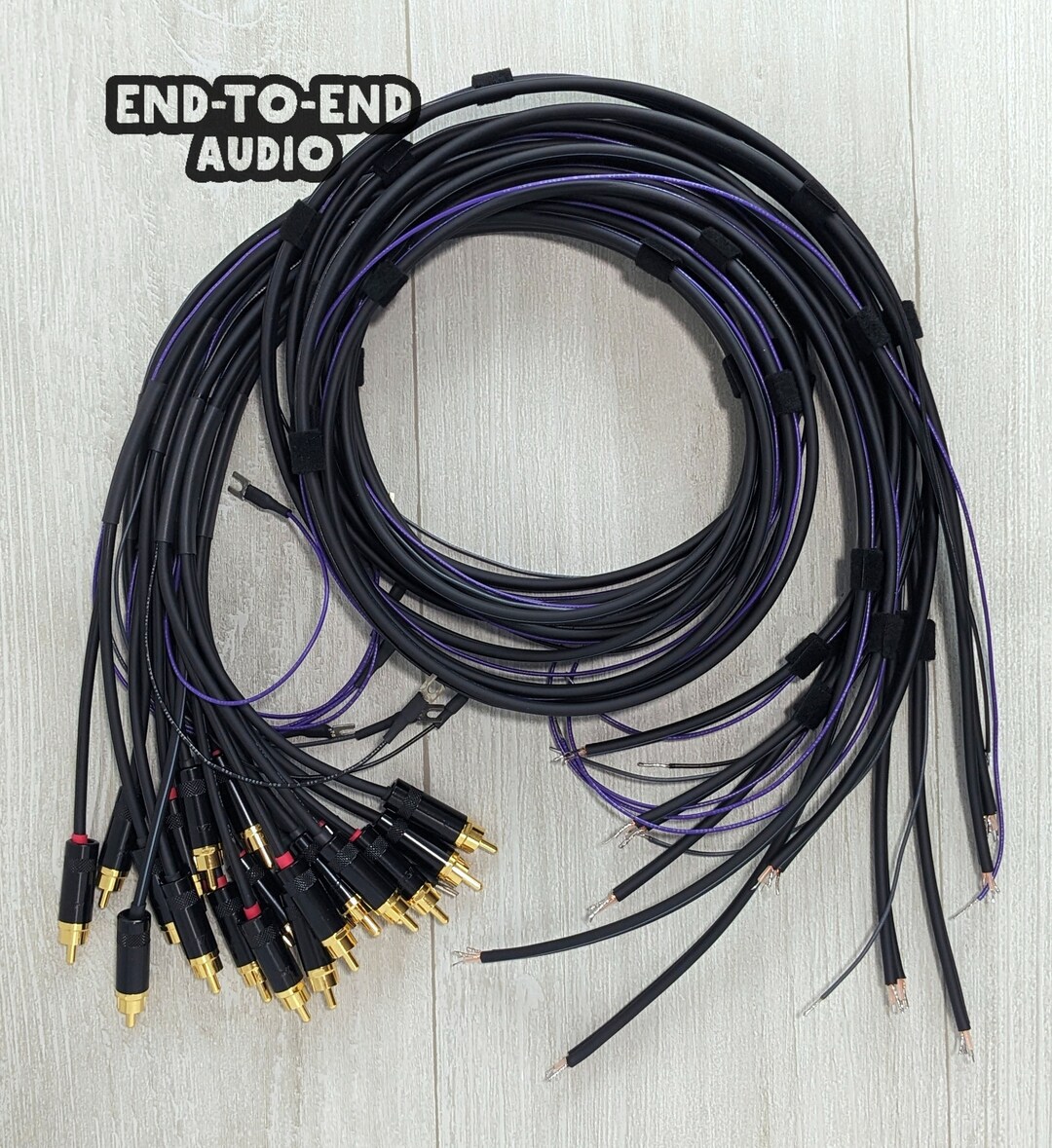 Hi-fi 4 Ft Turntable Unterminated Replacement Cable Lot, Universal Fit ...