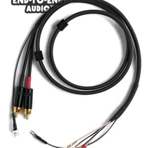 DUAL Turntable Replacement Cable, Mogami Audio Cable, Spade Ground Wire ...
