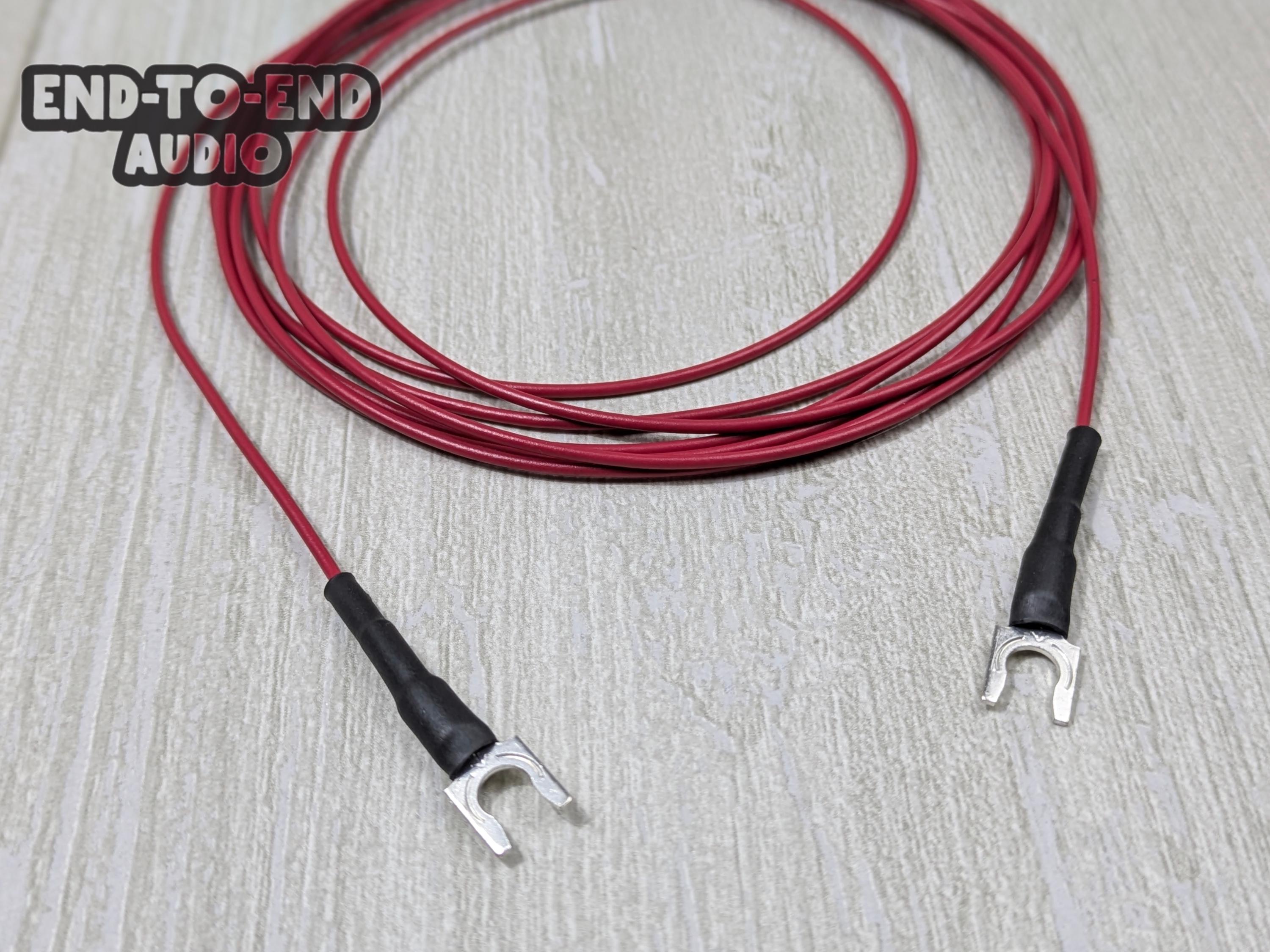 Turntable Ground Wire | 18 AWG Premium Copper Wire W/ Spade | Phono ...