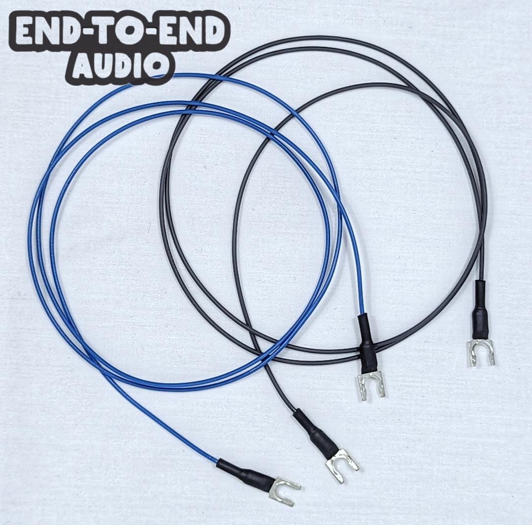 Turntable Ground Wire- Premium Copper Wire W/ Spade. Handmade, Phono ...