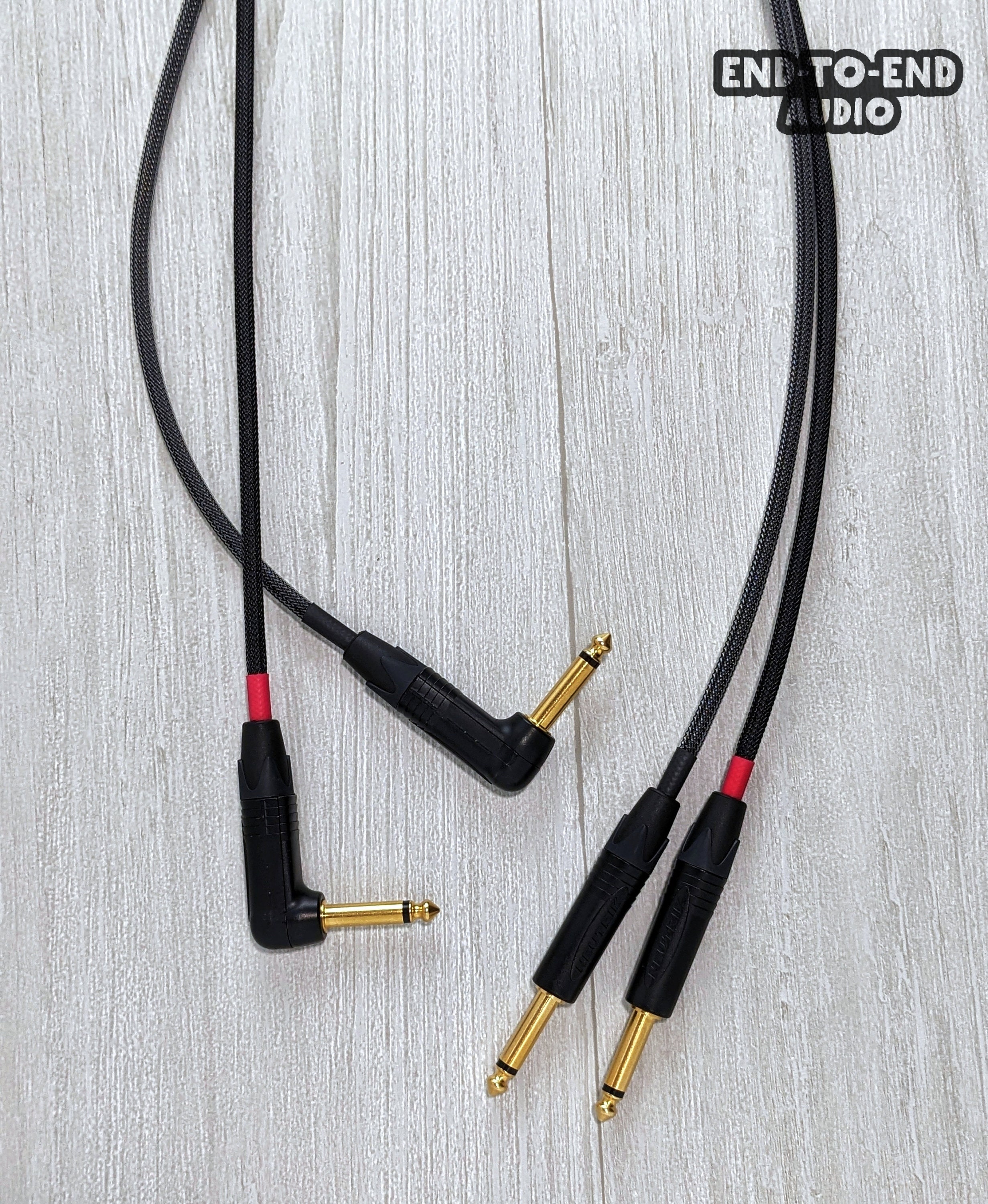 Pro-audio Dual Unbalanced Stereo Cable Straight 1/4 to - Etsy