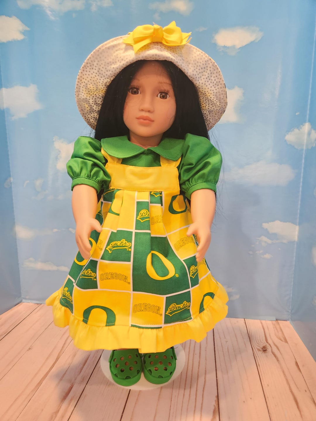 Oregon Duck Doll Clothes: 18 Inch Doll Jumper Set - Etsy