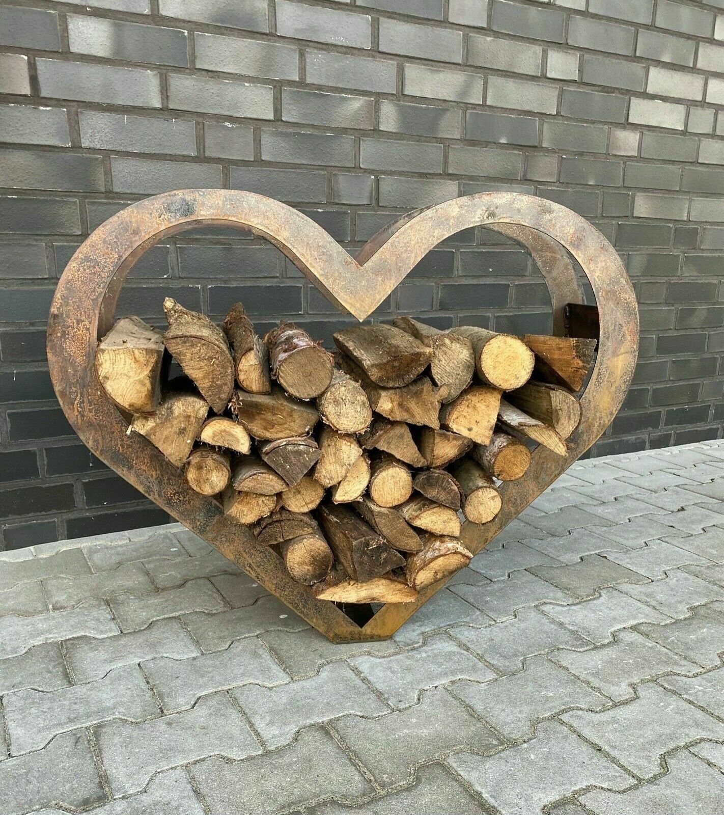 Herz aus Metall Holz-Regal Edel-Rost Garten Terrasse Deko | Etsy Herz aus Metall Holz-Regal Edel-Rost Garten Terrasse Deko | Etsy