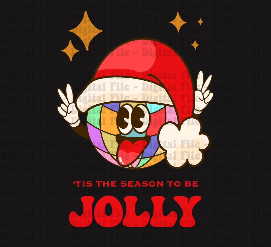 Christmas Disco Santa PNG, Svg, Quote Png, Xmas Png, Aesthetic Png ...