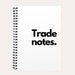 Trade Notes - A5 or A4 Spiral Crypto Notebook, Trading Journal, Lined ...