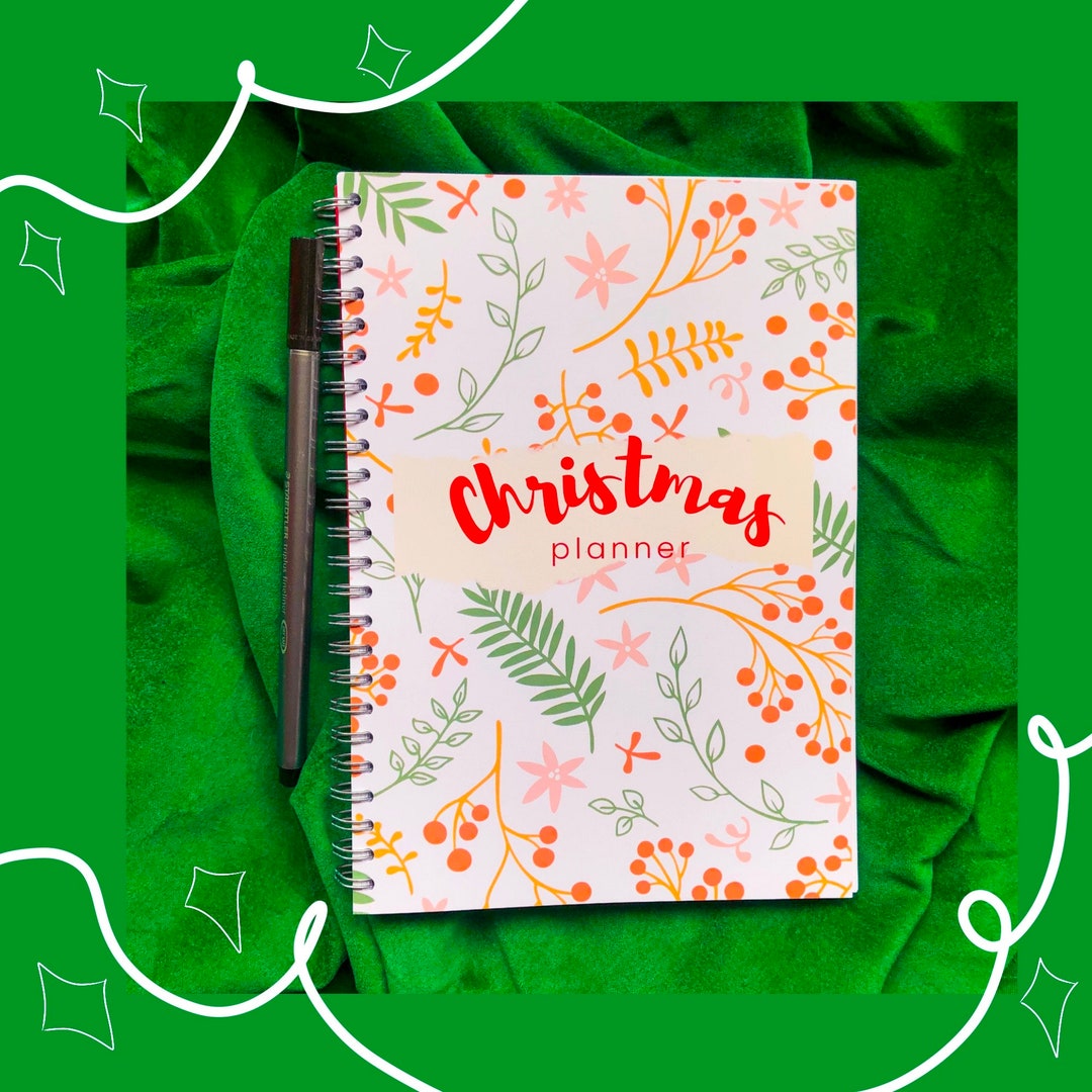 Christmas Planner A5, Ultimate Xmas Day Organiser Including Christmas ...