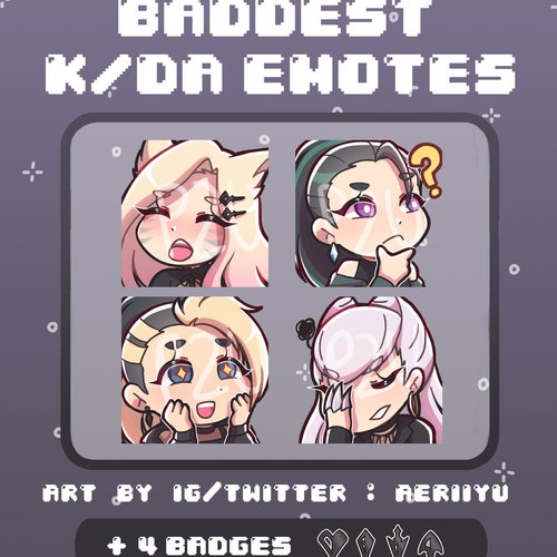 K/DA Emote Set - Etsy