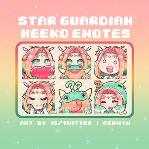 Star Guardian Neeko Emotes for Twitch and Discord - Etsy