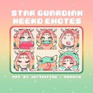 Star Guardian Neeko Emotes for Twitch and Discord - Etsy