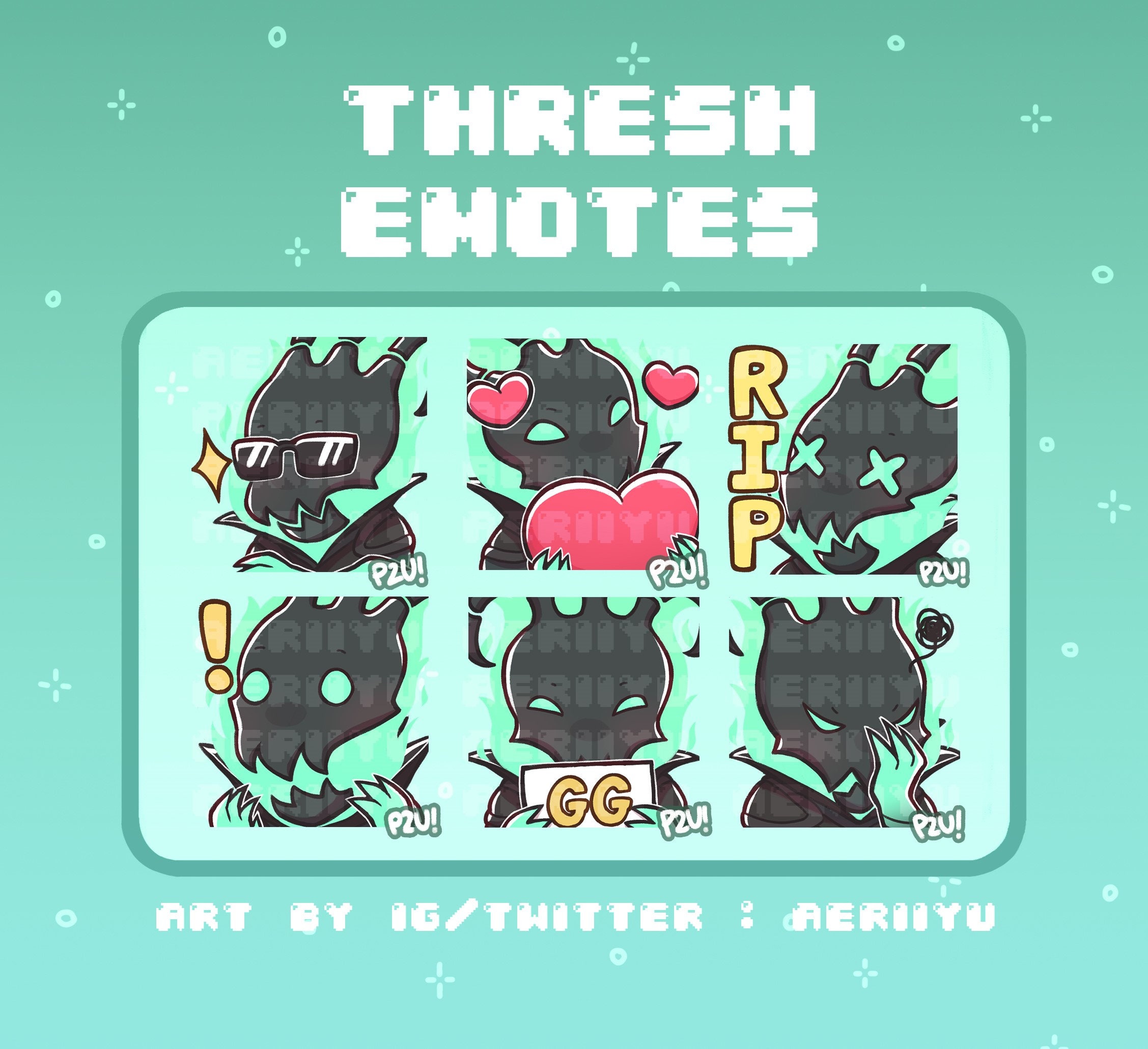 Thresh Emotes for Twitch and Discord - Etsy Canada