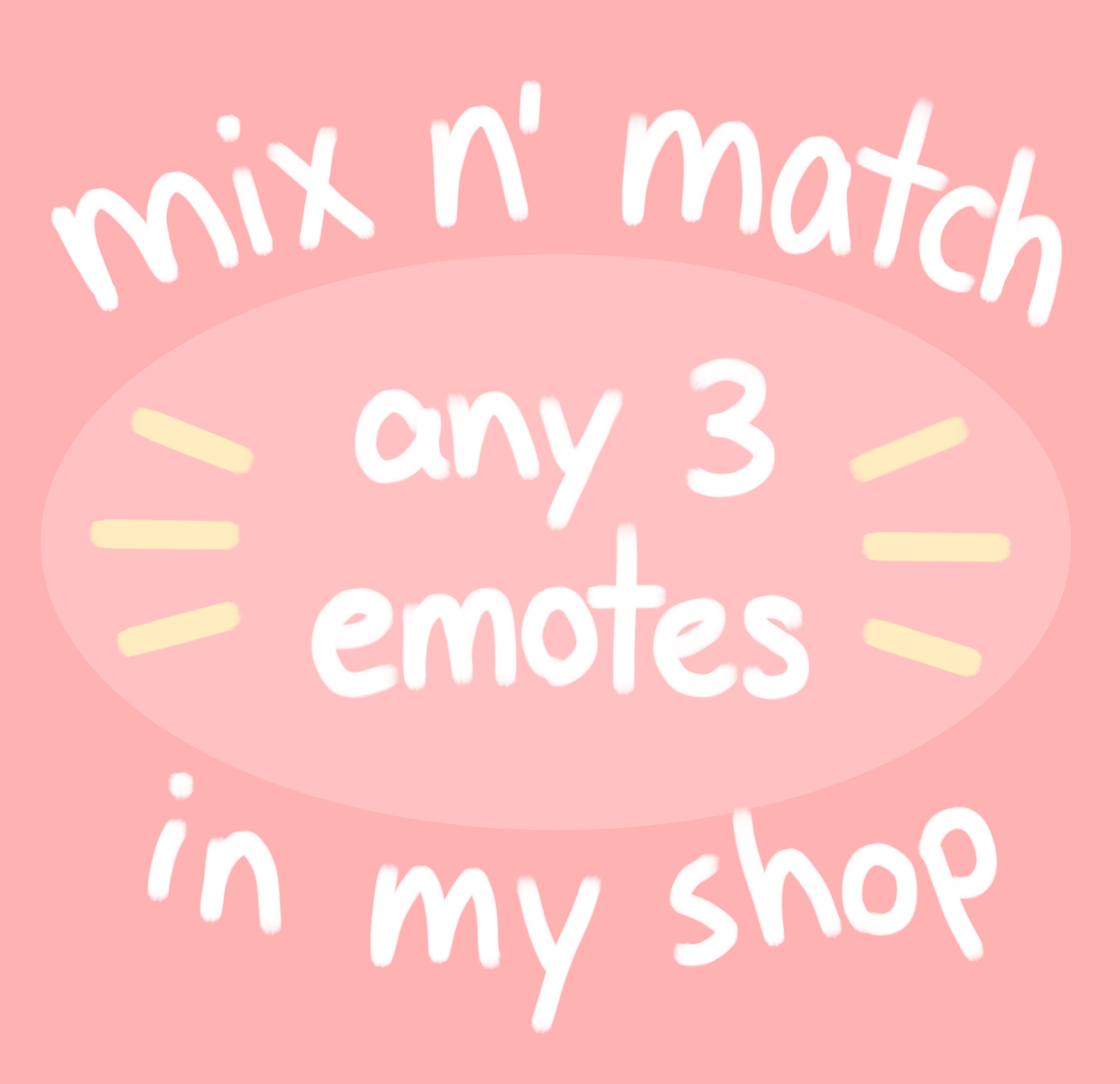 Mix N Match 3 Emotes - Etsy