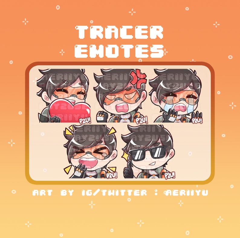 Tracer Emotes - Etsy