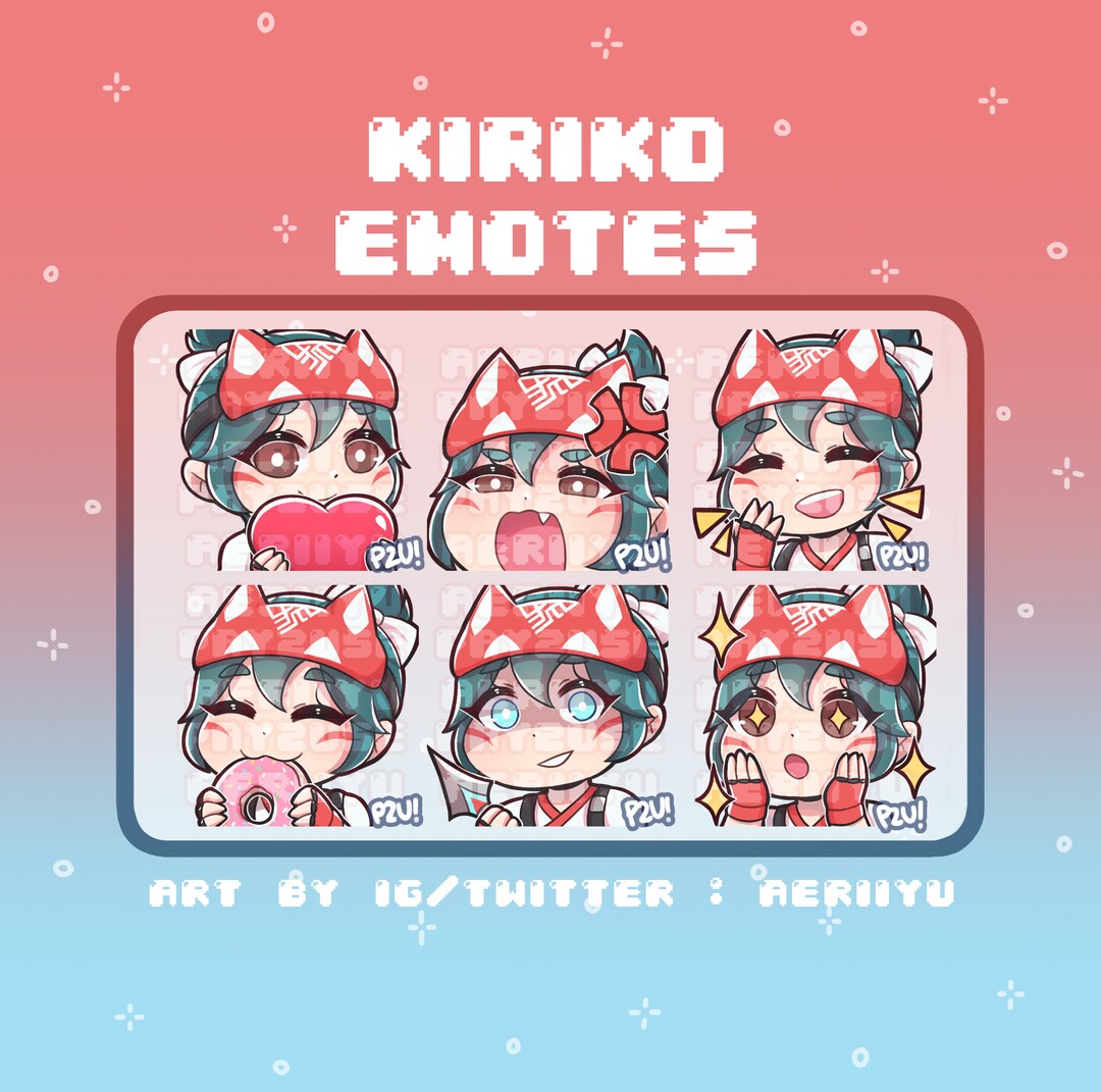 Kiriko Emotes - Etsy