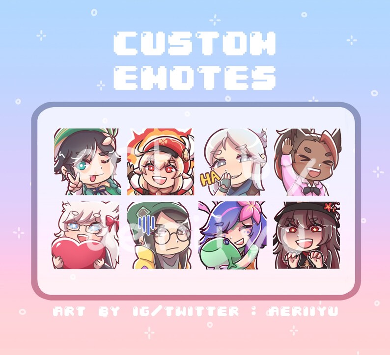 Custom Emotes | Etsy