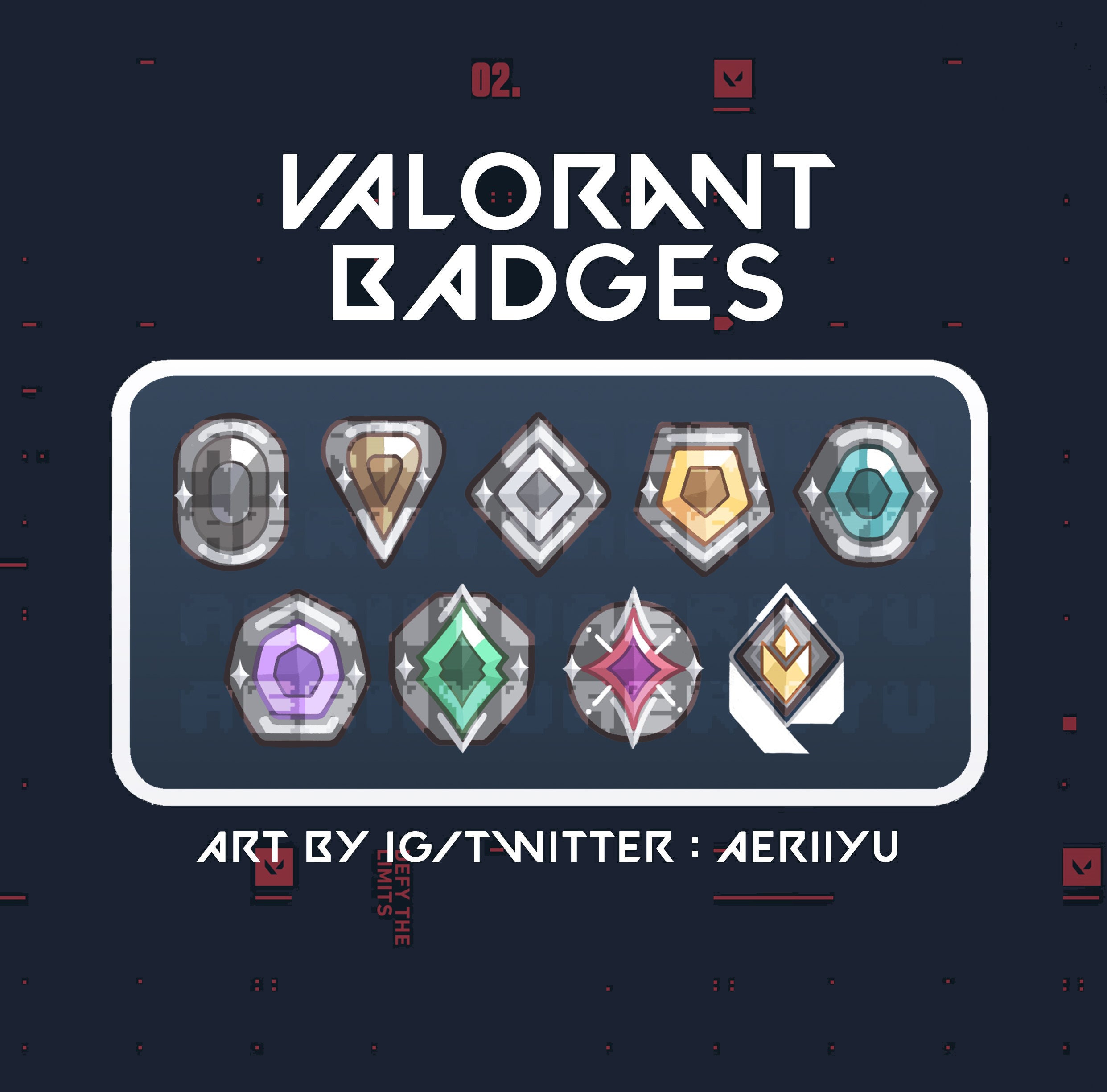 Valorant Act Rank Badges Etsy Valorant Act Rank Badges Etsy