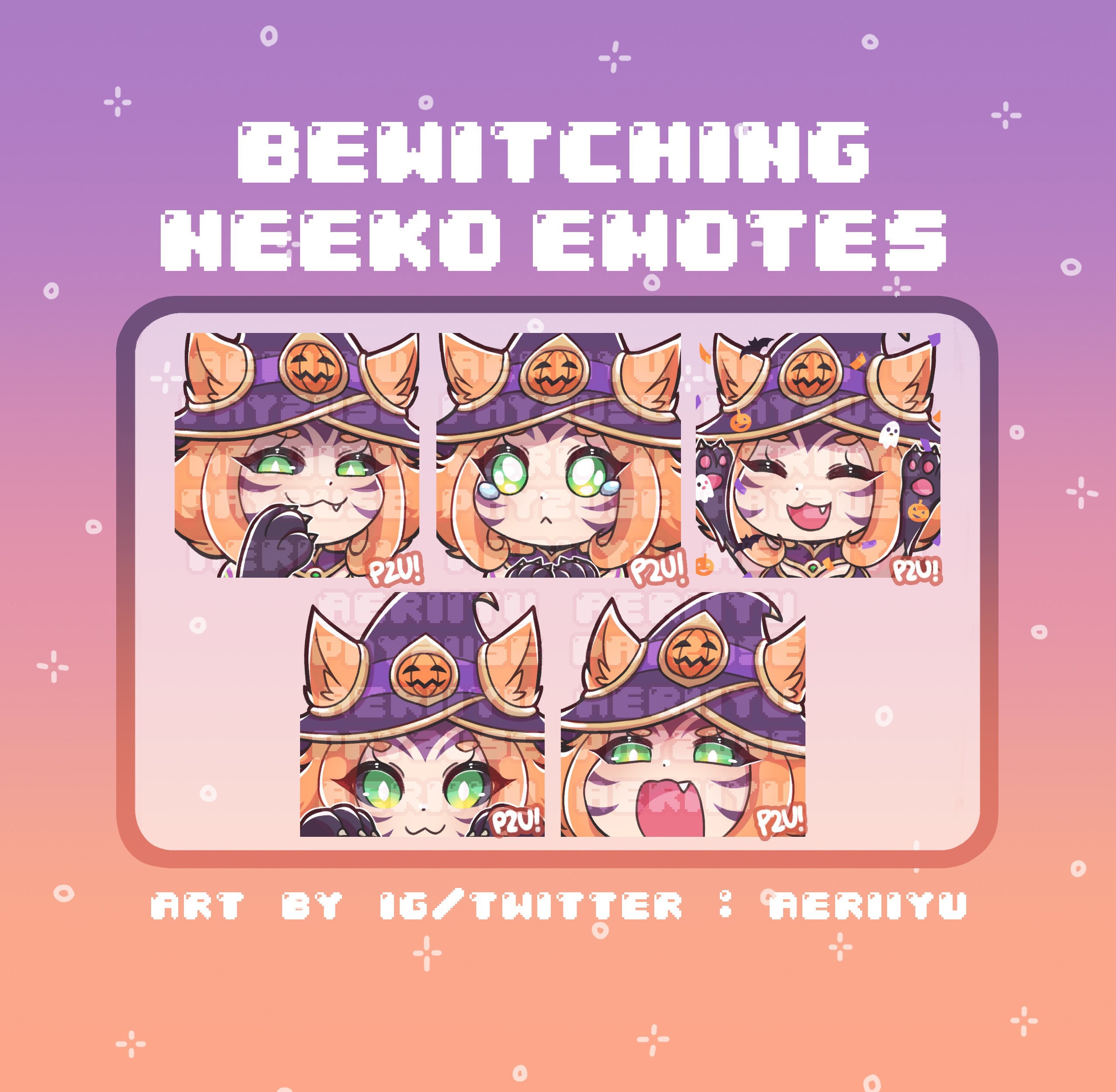 Bewitching Neeko Emotes for Twitch and Discord - Etsy Australia