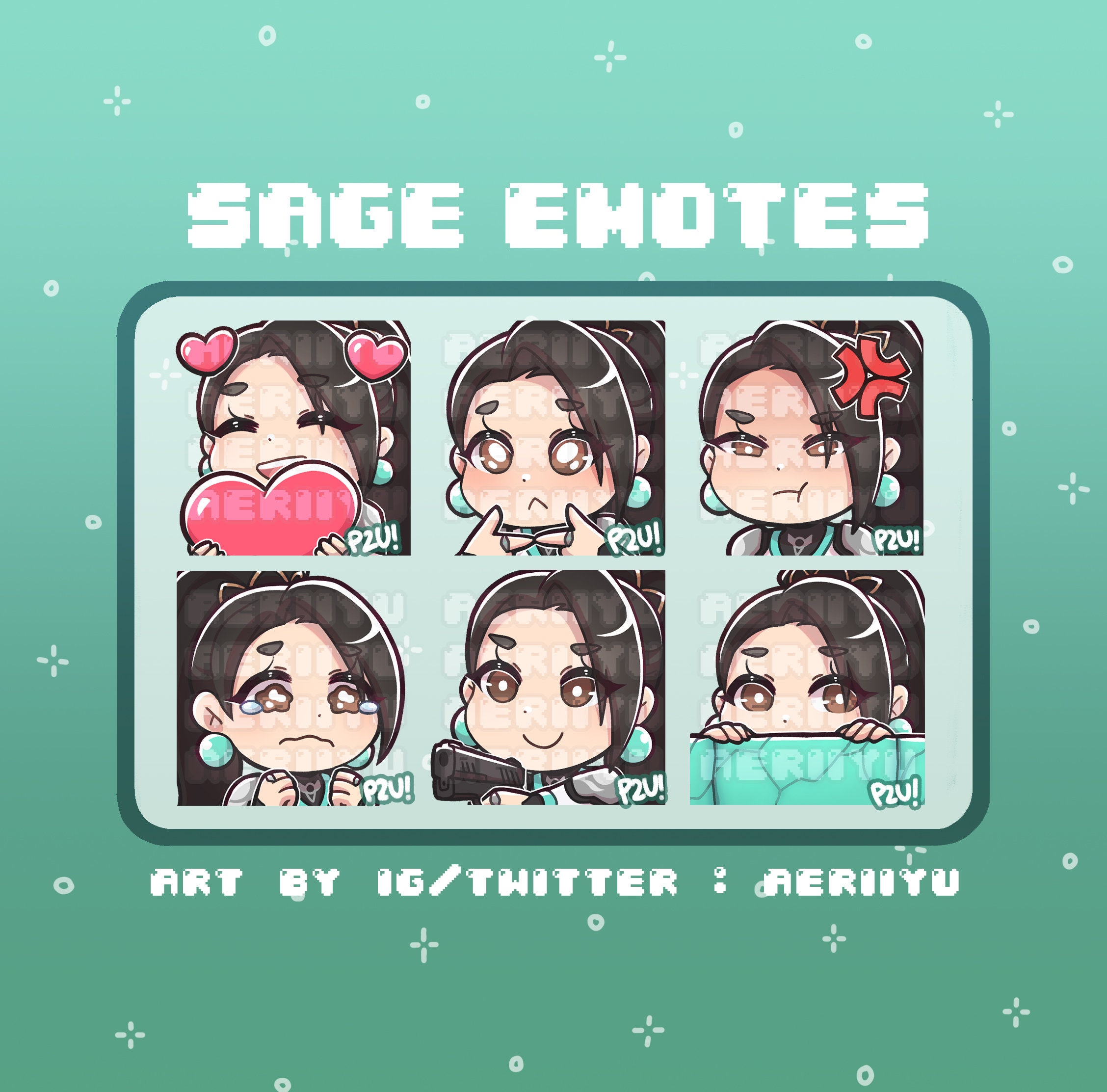 Sage Emotes for Twitch and Discord - Etsy