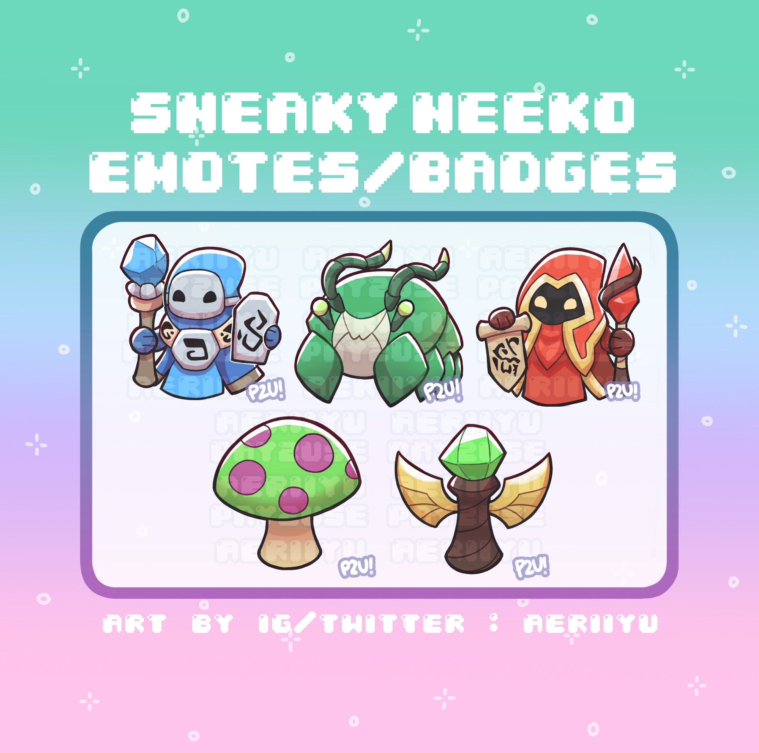 ANIMATED Sneaky Neeko Emotes/badges - Etsy