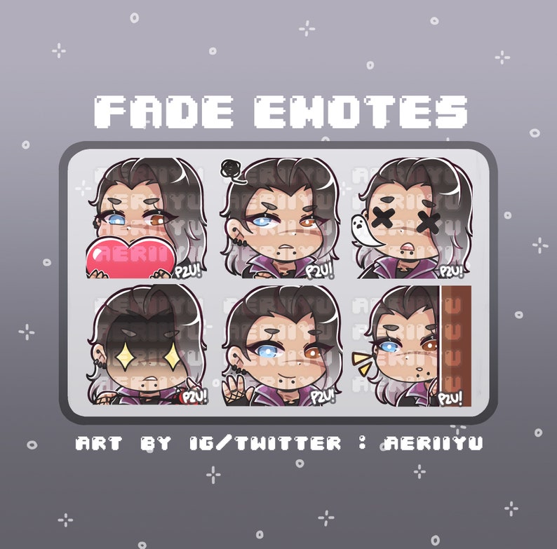 Fade Emotes for Twitch and Discord - Etsy