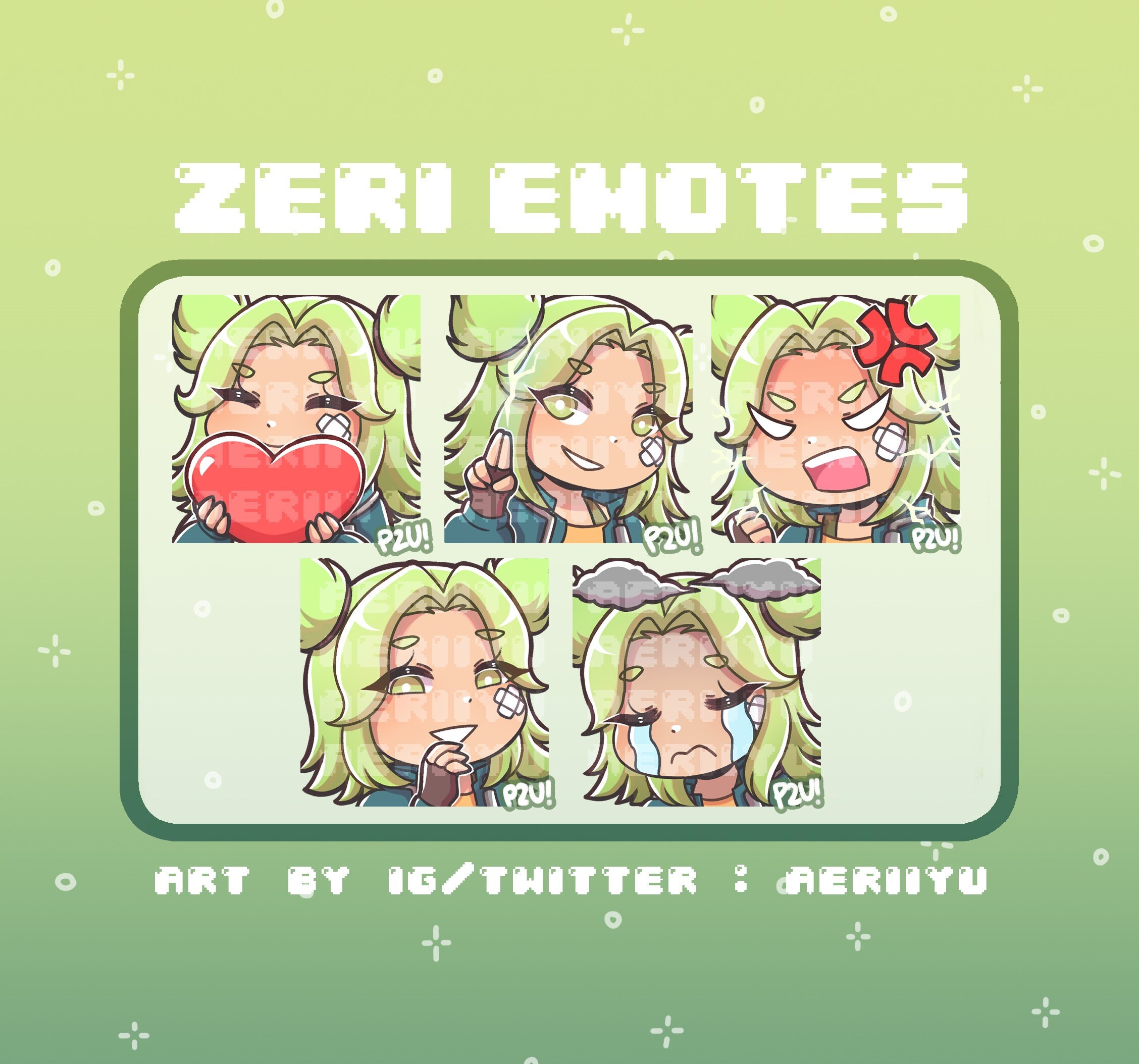 Zeri Emotes for Twitch and Discord - Etsy UK