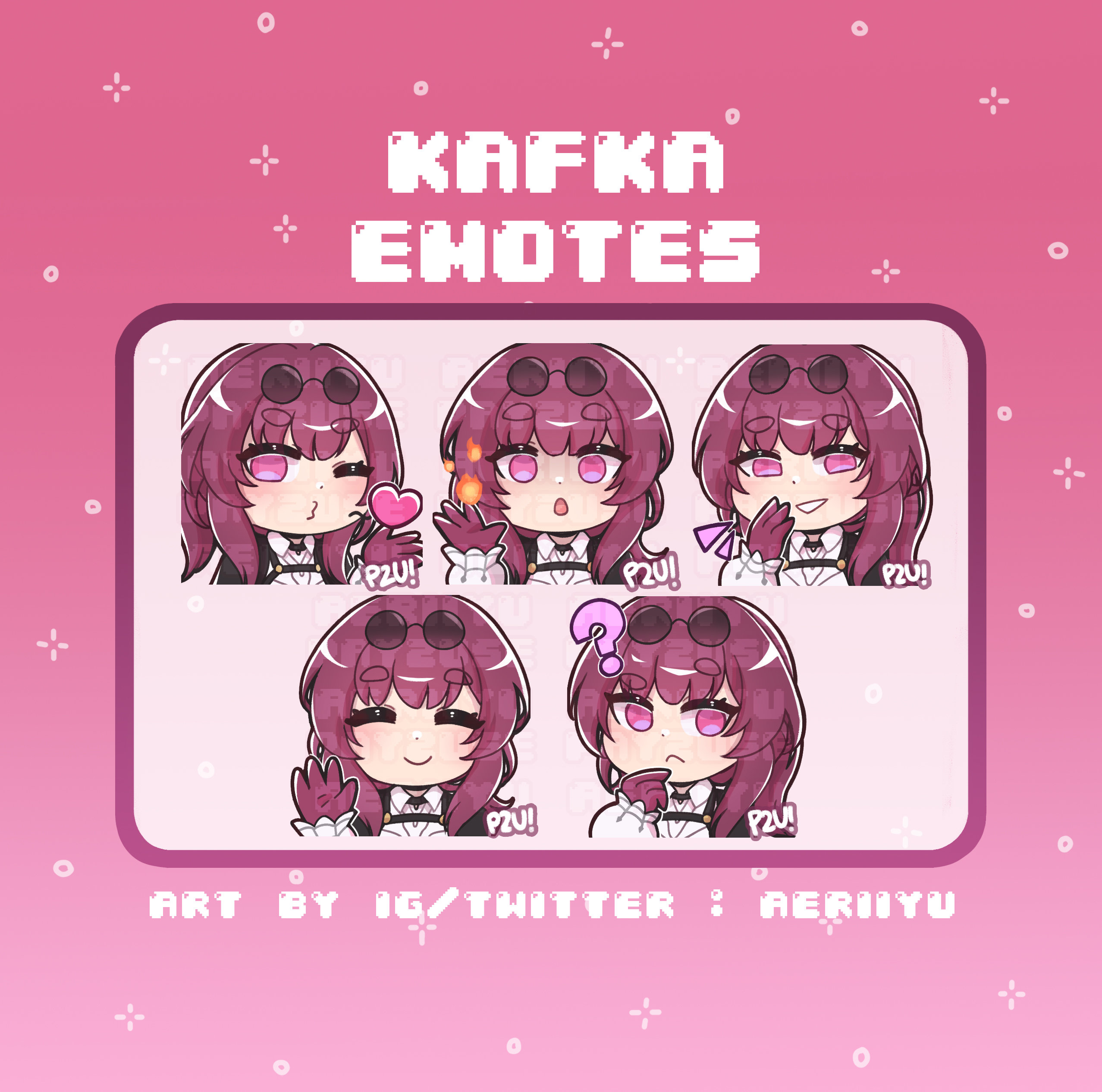 HSR Kafka Emotes - Etsy