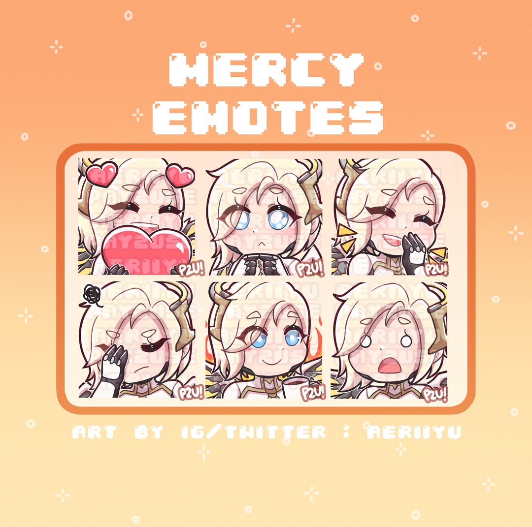 Mercy Emotes 2.0 - Etsy