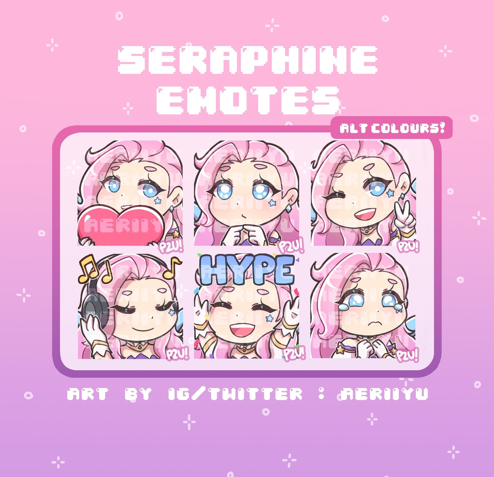Seraphine Emotes - Etsy
