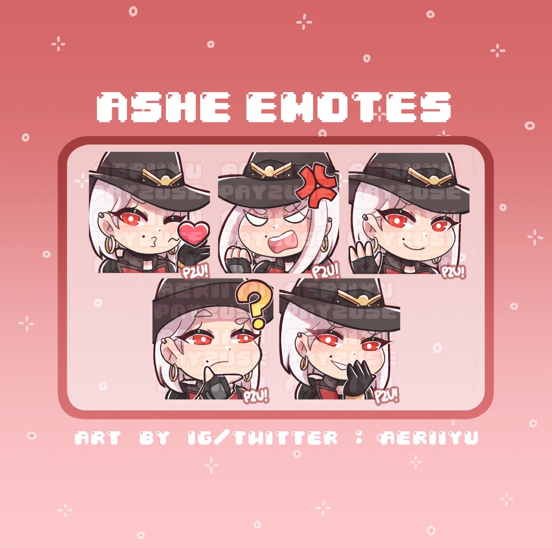Ashe Emotes - Etsy