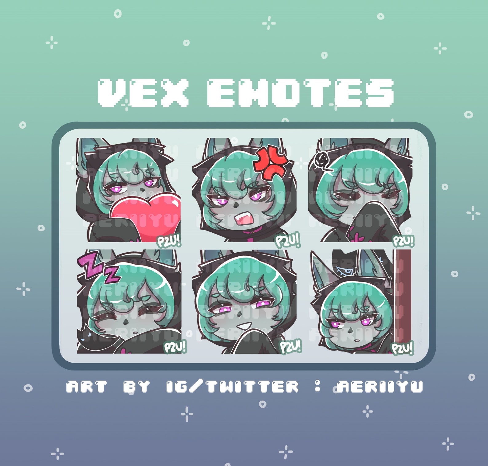Vex Emotes for Twitch and Discord - Etsy