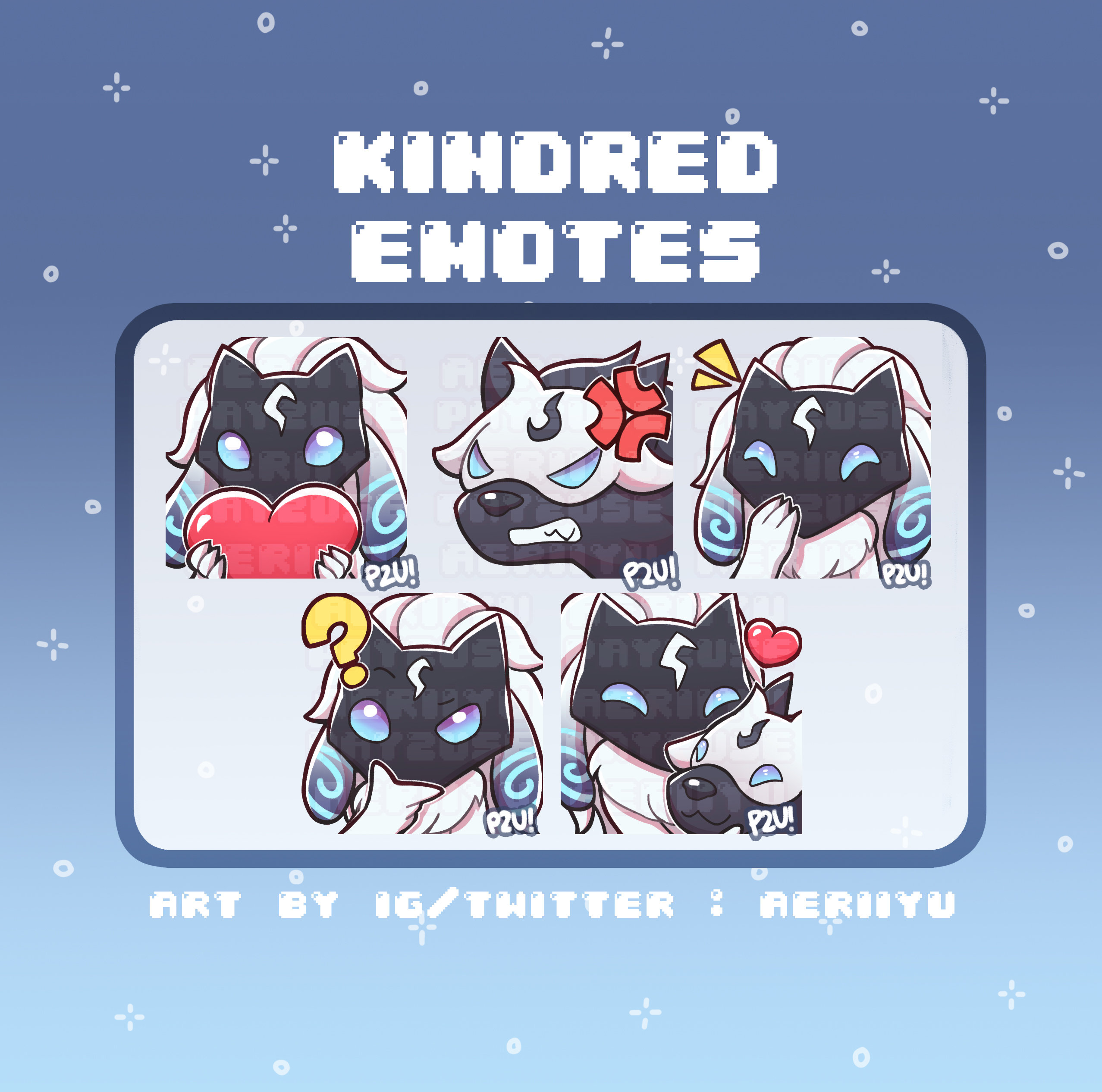 Kindred Emotes - Etsy