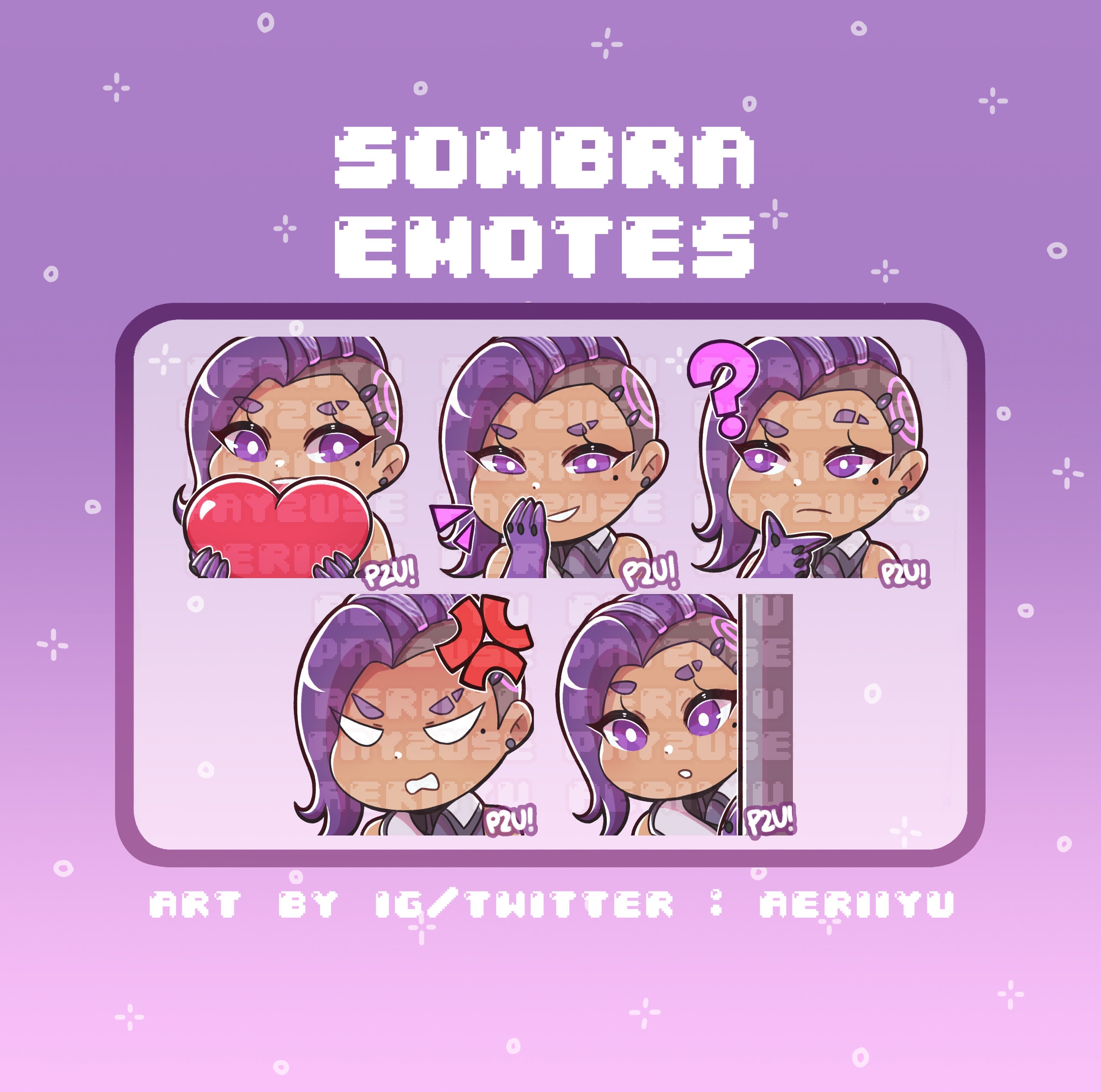 Sombra Emotes - Etsy