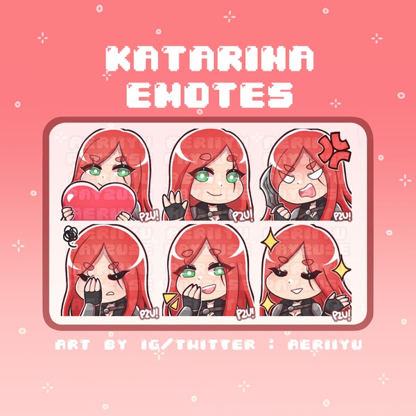 Katarina Emotes - Etsy