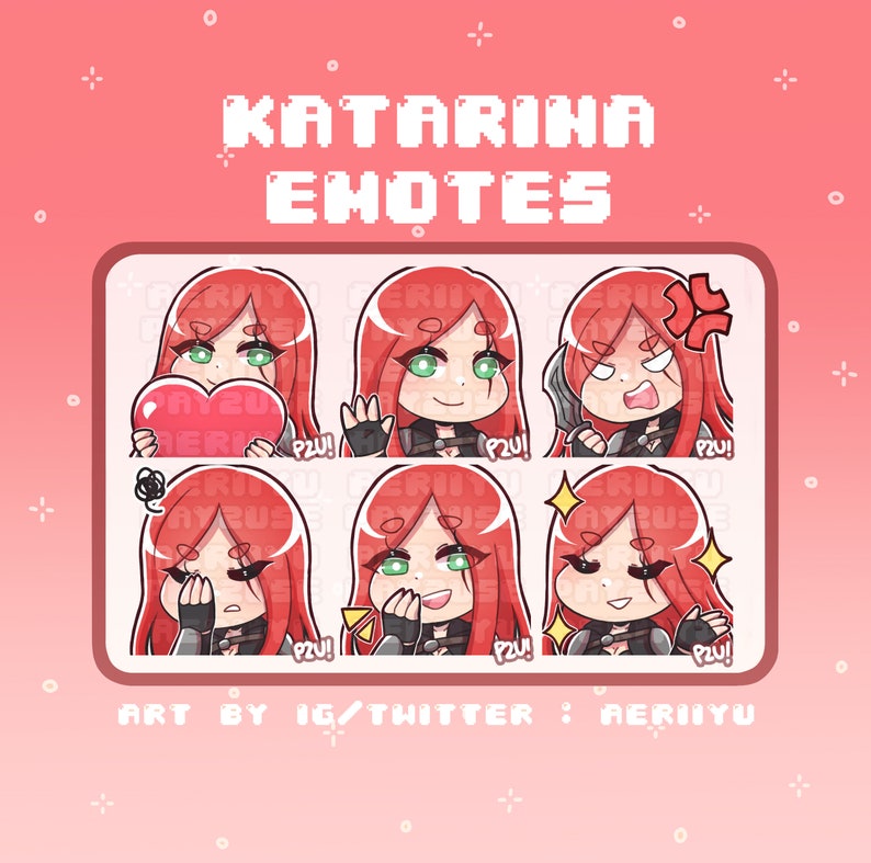 Katarina Emotes - Etsy