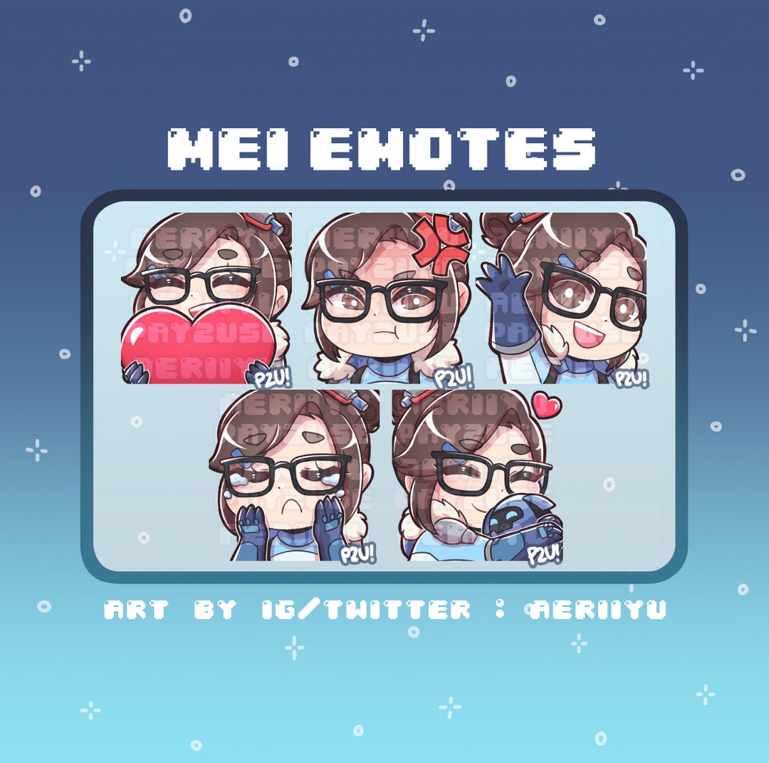 Mei Emotes - Etsy