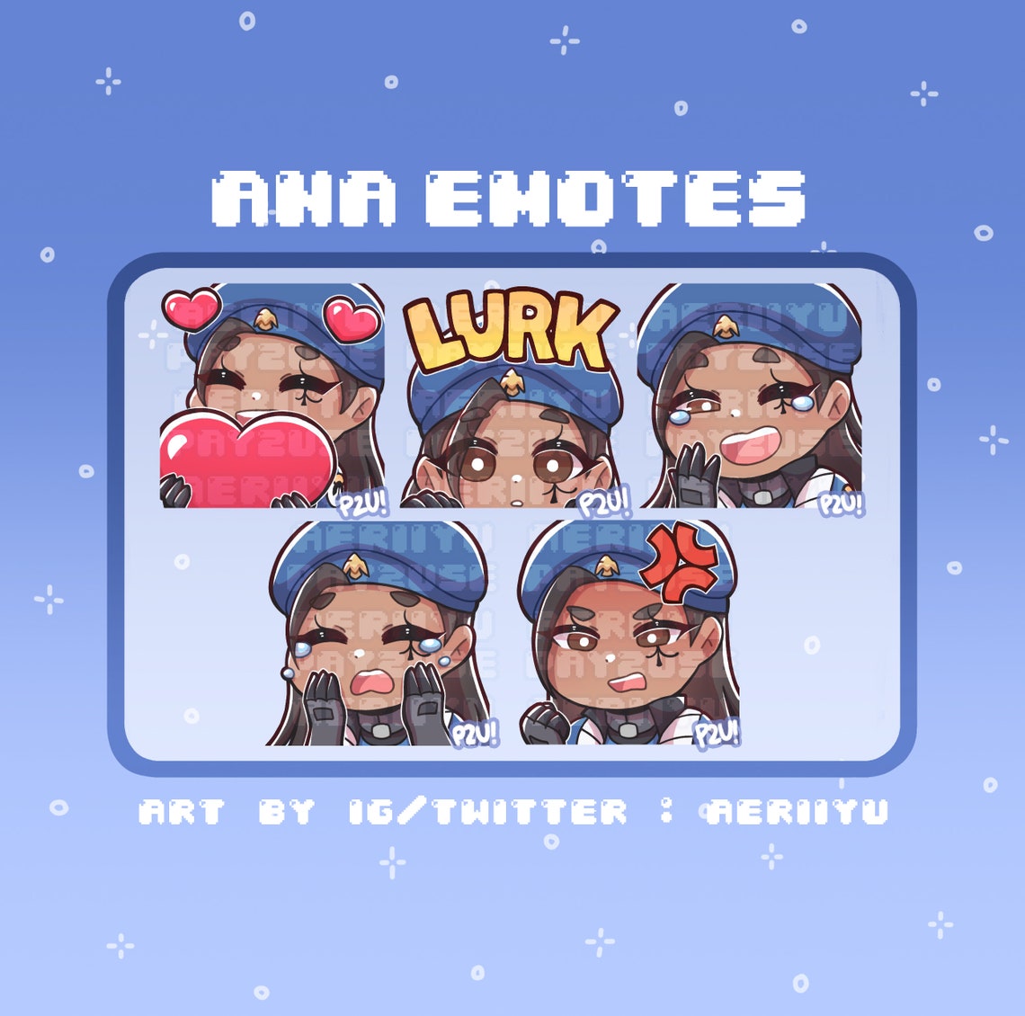 Ana Emotes - Etsy