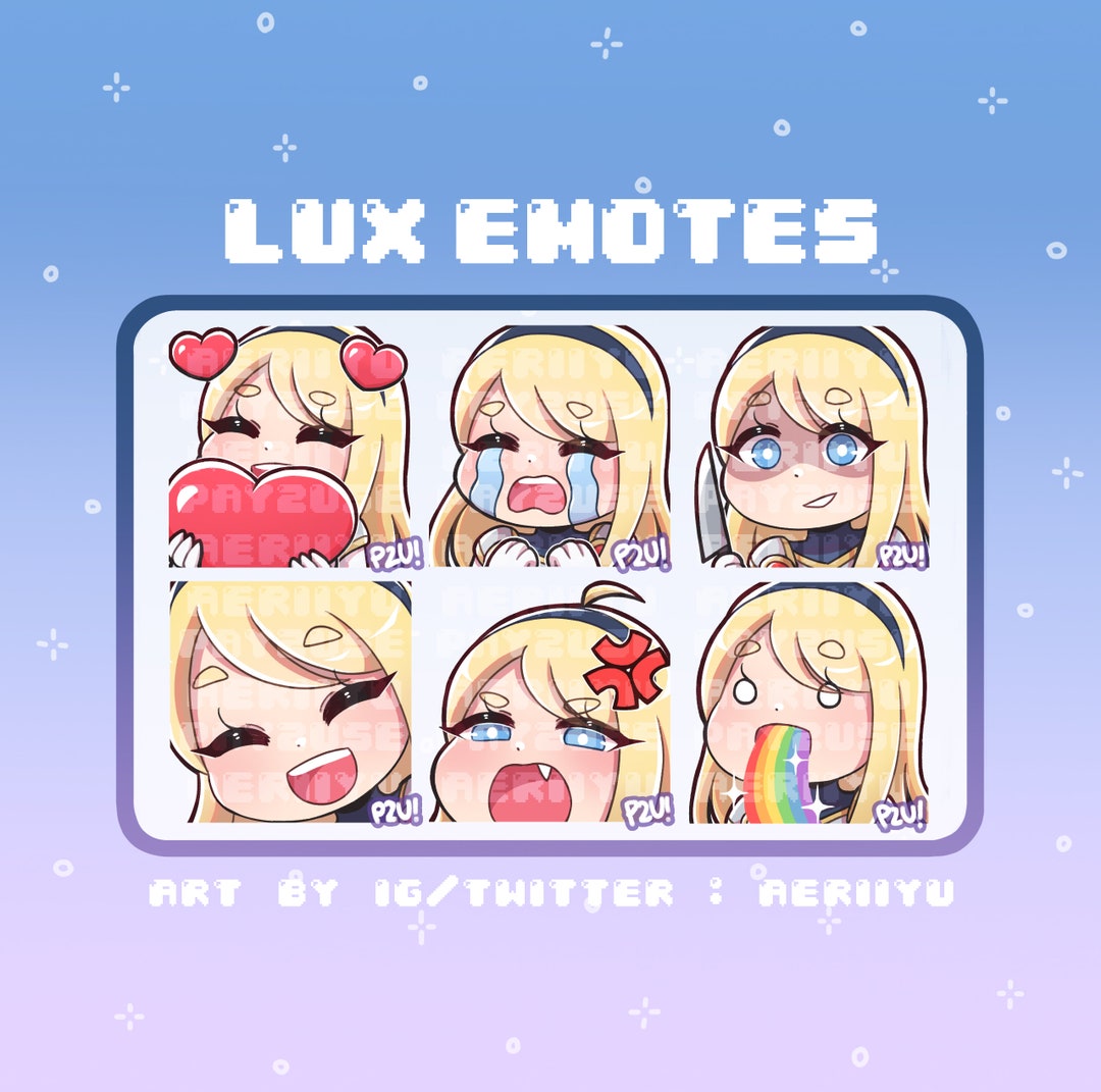 Lux Emotes - Etsy
