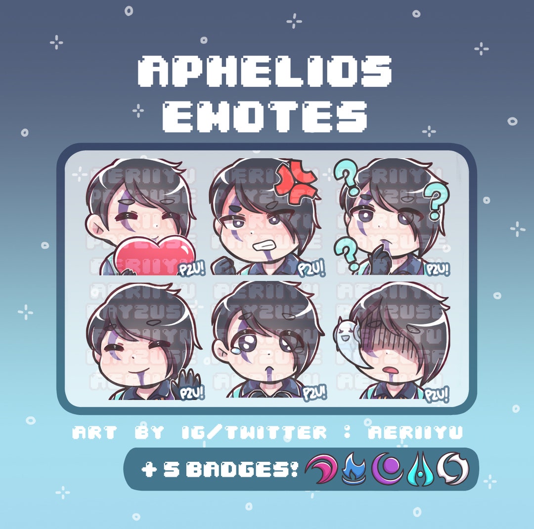Aphelios Emotes for Twitch and Discord - Etsy