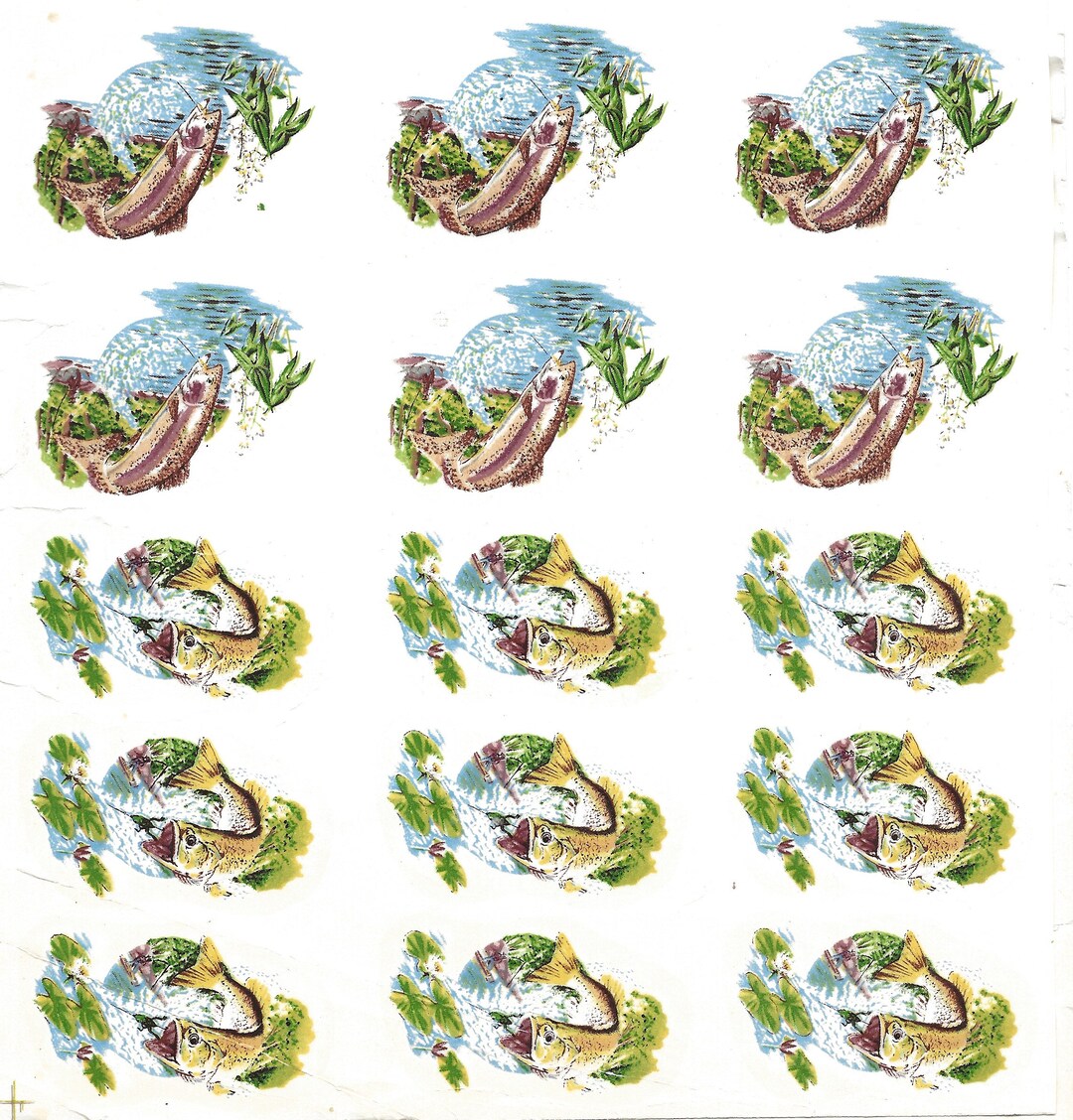 2 Inch Fish Oval Decals - Etsy