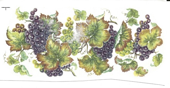 Large Grape Decal - Etsy