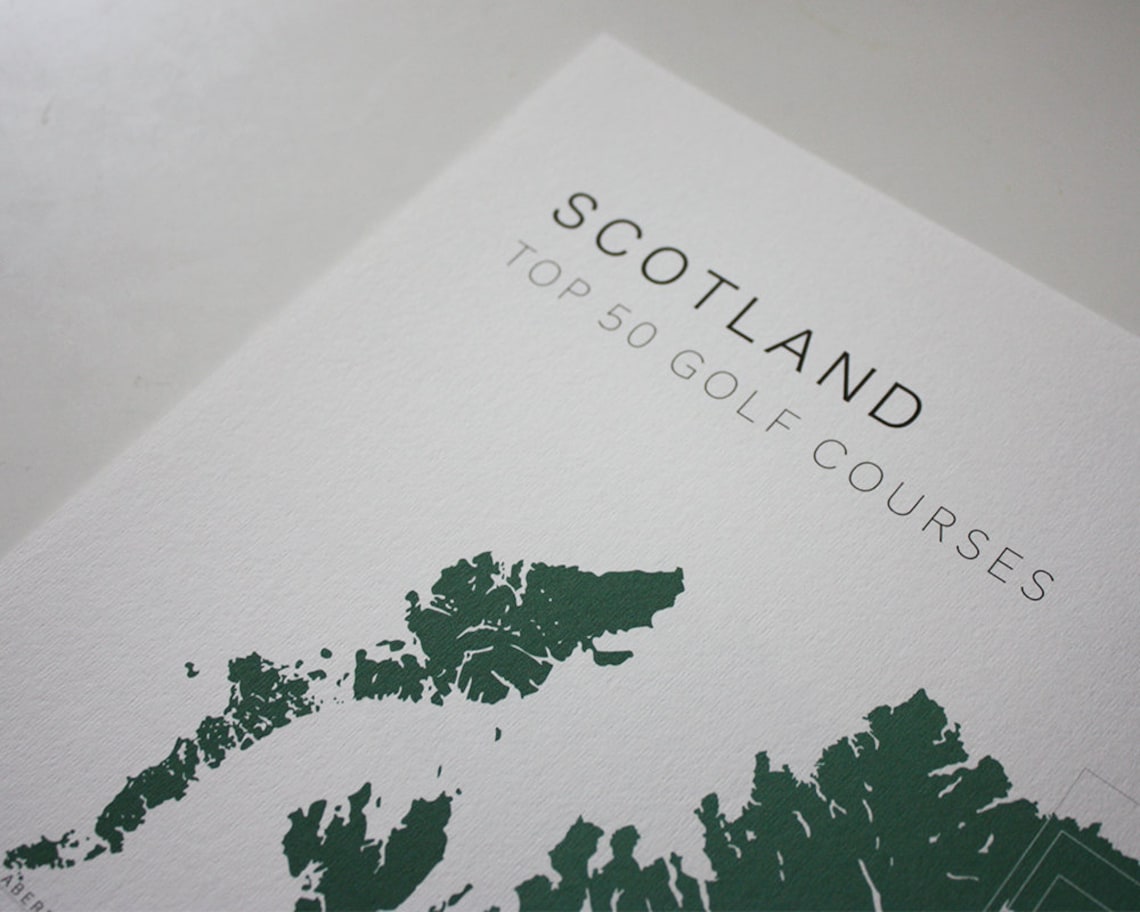 Scotland Top 50 Golf Map – 2026 List With Checklist - Scottish Golfing ...