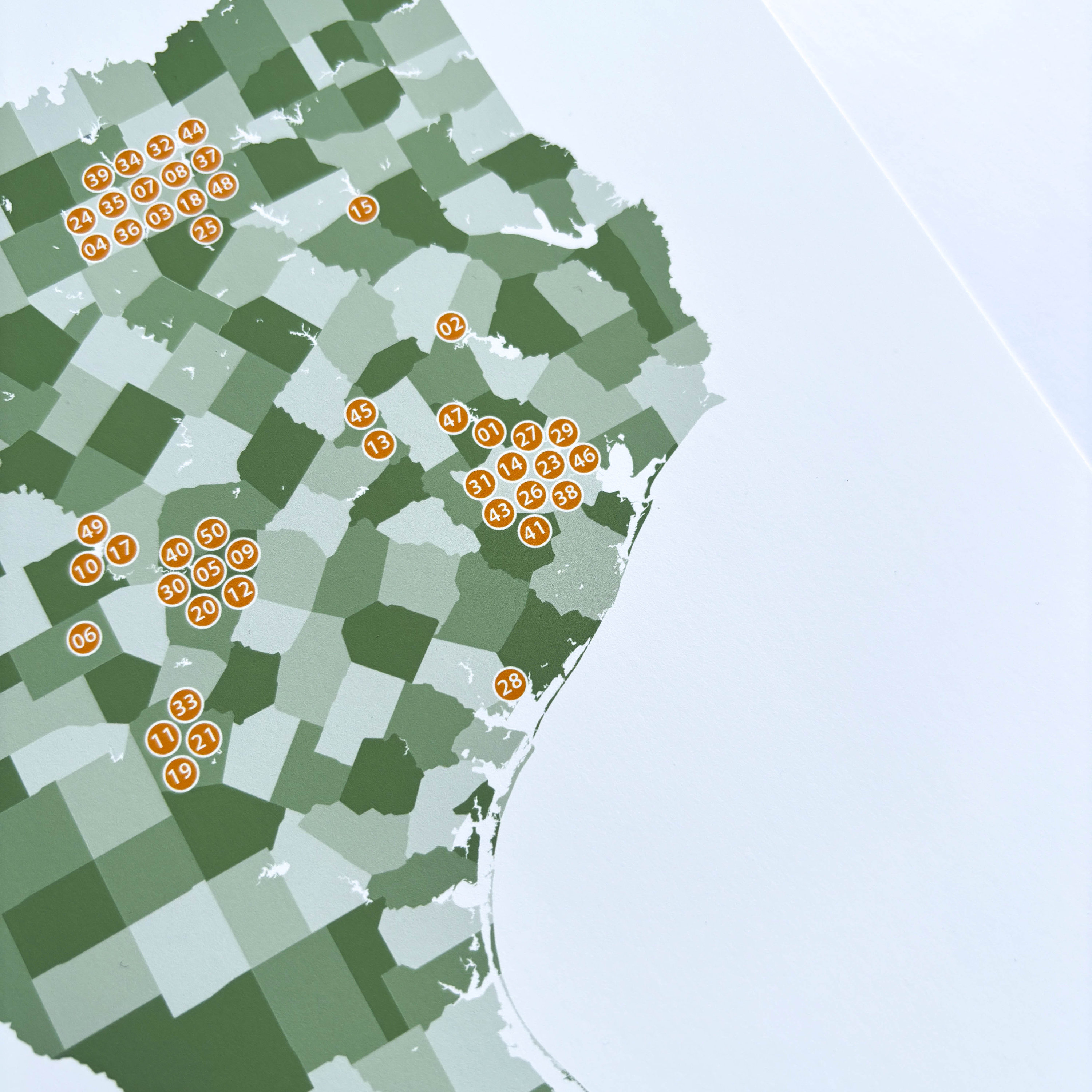 Texas Golf - Green Map of the State's Top 50 Golf Courses - Texan ...